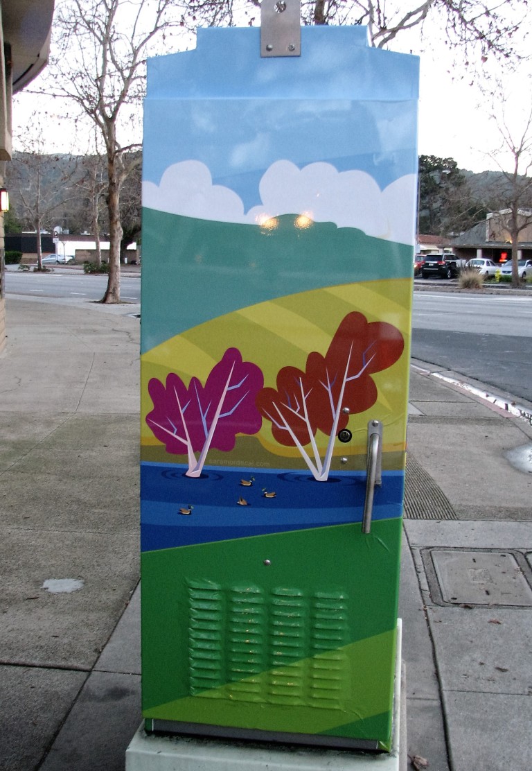 Utility Box Art and Graphics - City of Los Gatos