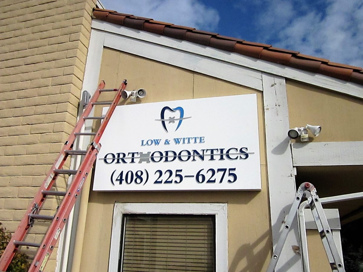 New Cabinet Sign - Orthodontics