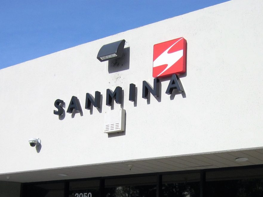 New Building and Monument Signs - SANMINA