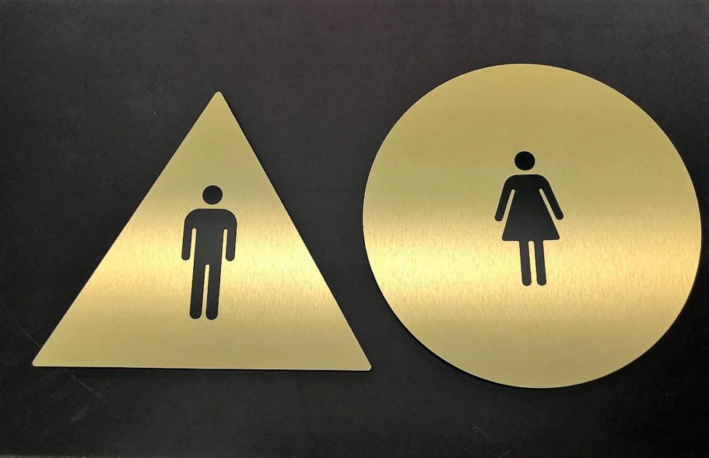 Custom ADA Restroom Signs